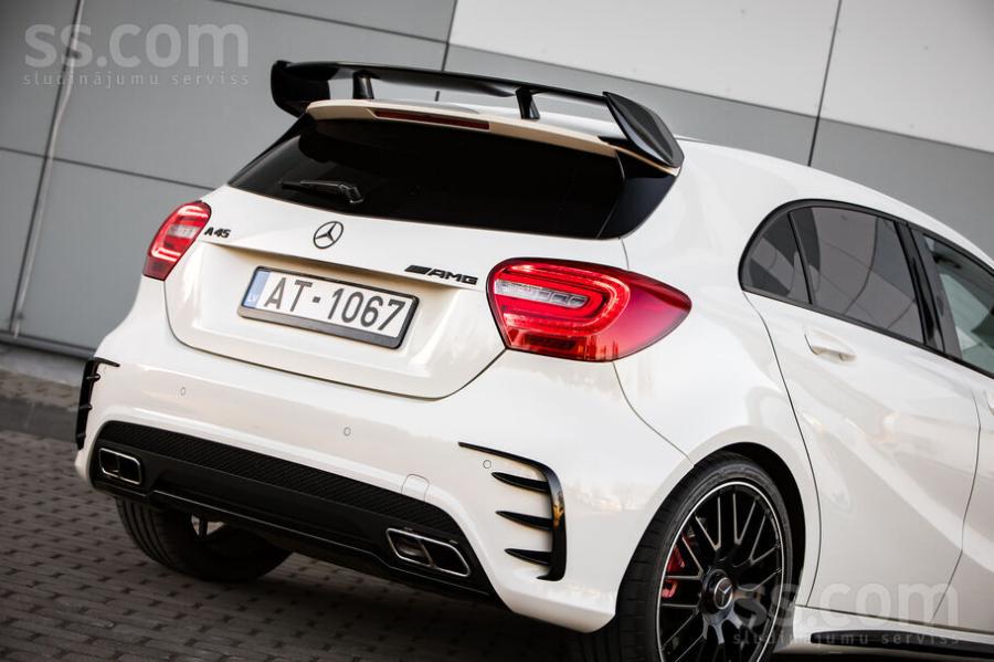 Balts Mercedes-Benz A 45 AMG 2014 Rīga, ar dzinēja tilpumu 2.00 L un nobraukumu 0 tūkst. km par 19900 €, foto 8 vietnē AUTOMOTO.COM.LV