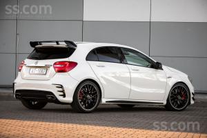 Balts Mercedes-Benz A 45 AMG 2014 Rīga, ar dzinēja tilpumu 2.00 L un nobraukumu 0 tūkst. km par 19900 €, foto 9 vietnē AUTOMOTO.COM.LV