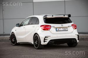 Balts Mercedes-Benz A 45 AMG 2014 Rīga, ar dzinēja tilpumu 2.00 L un nobraukumu 0 tūkst. km par 19900 €, foto 12 vietnē AUTOMOTO.COM.LV