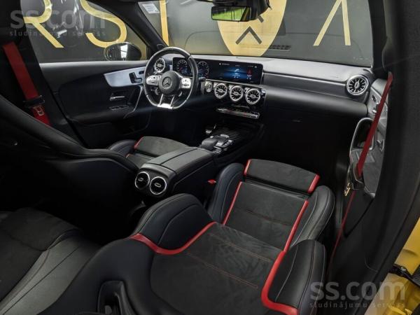 Желтый Мерседес A 45 AMГ 2020 в Тукумс, объемом двигателя 2.00 л и пробегом 106 тыс. км за 34990 €, фото 5 на AUTOMOTO.COM.LV
