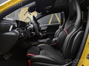 Yellow Mercedes-Benz A 45 AMG 2020 in Tukums, with an engine capacity of 2.00 L and mileage of 106 thousand km for 34990 €, photo 7 on AUTOMOTO.COM.LV