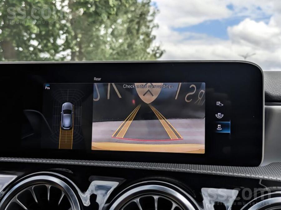 Yellow Mercedes-Benz A 45 AMG 2020 in Tukums, with an engine capacity of 2.00 L and mileage of 106 thousand km for 34990 €, photo 16 on AUTOMOTO.COM.LV