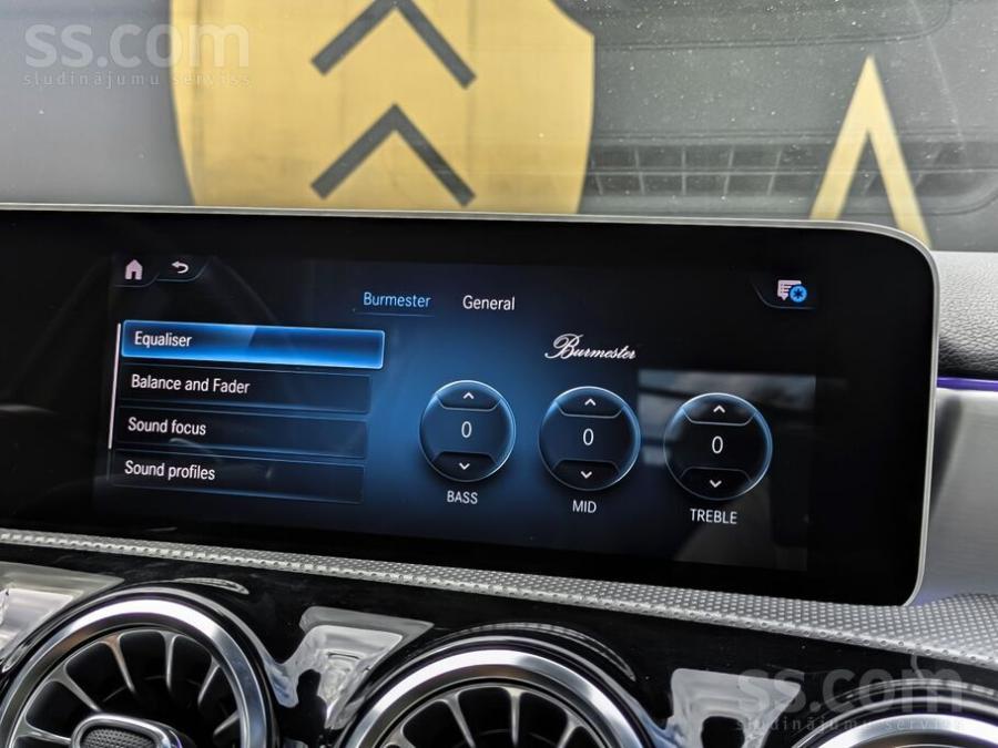 Yellow Mercedes-Benz A 45 AMG 2020 in Tukums, with an engine capacity of 2.00 L and mileage of 106 thousand km for 34990 €, photo 20 on AUTOMOTO.COM.LV