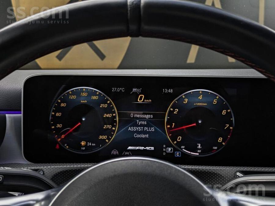 Yellow Mercedes-Benz A 45 AMG 2020 in Tukums, with an engine capacity of 2.00 L and mileage of 106 thousand km for 34990 €, photo 31 on AUTOMOTO.COM.LV