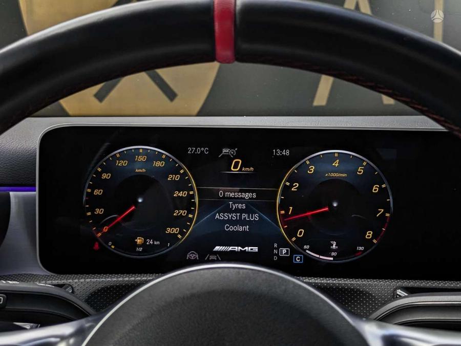 Желтый Мерседес A 45 AMГ 2020 в Тукумс, объемом двигателя 1.99 л и пробегом 106 тыс. км за 34990 €, фото 22 на AUTOMOTO.COM.LV