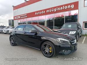 Melns Mercedes-Benz A-Class 2013 Tallina, ar dzinēja tilpumu 1.50 L un nobraukumu 142 tūkst. km par 8900 €, foto  vietnē AUTOMOTO.COM.LV