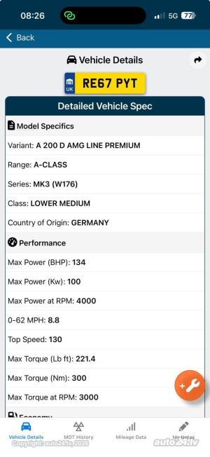 Melns Mercedes-Benz A-Class 2017 Rīga, ar dzinēja tilpumu 2.00 L un nobraukumu 240 tūkst. km par 6700 €, foto 17 vietnē AUTOMOTO.COM.LV