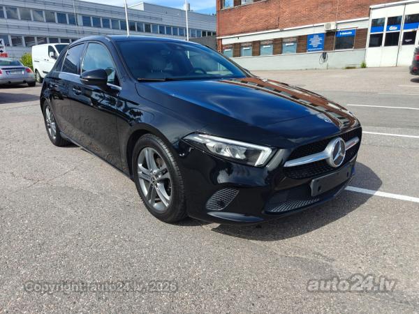 Black Mercedes-Benz A-Class 2019 in Tallinn, with an engine capacity of 1.50 L and mileage of 209 thousand km for 13950 €, photo 7 on AUTOMOTO.COM.LV