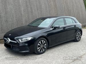 Melns Mercedes-Benz A-Class 2021 Tallina, ar dzinēja tilpumu 1.30 L un nobraukumu 86 tūkst. km par 22900 €, foto  vietnē AUTOMOTO.COM.LV
