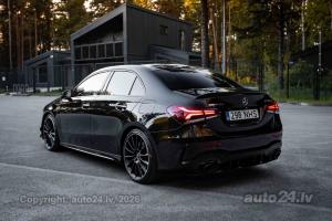 Black Mercedes-Benz A-Class 2022 in Tallinn, with an engine capacity of 2.00 L and mileage of 43 thousand km for 41000 €, photo 7 on AUTOMOTO.COM.LV