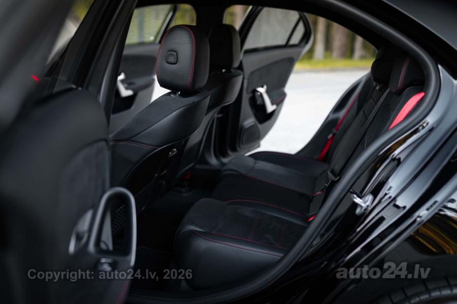 Black Mercedes-Benz A-Class 2022 in Tallinn, with an engine capacity of 2.00 L and mileage of 43 thousand km for 41000 €, photo 24 on AUTOMOTO.COM.LV