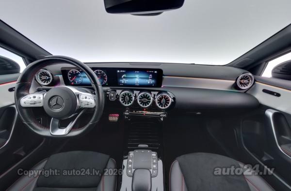 Black Mercedes-Benz A-Class 2022 in Tallinn, with an engine capacity of 1.30 L and mileage of 55 thousand km for 29990 €, photo 10 on AUTOMOTO.COM.LV