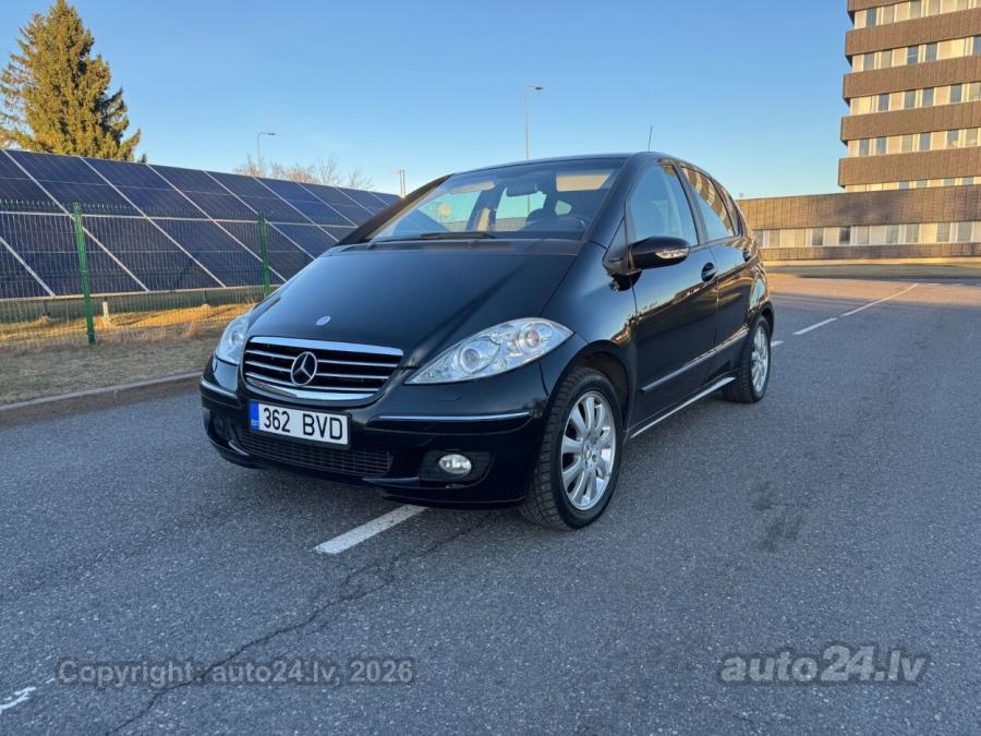 Black Mercedes-Benz A-Class 2005 in Tallinn, with an engine capacity of 2.00 L and mileage of 218 thousand km for 2500 €, photo 1 on AUTOMOTO.COM.LV