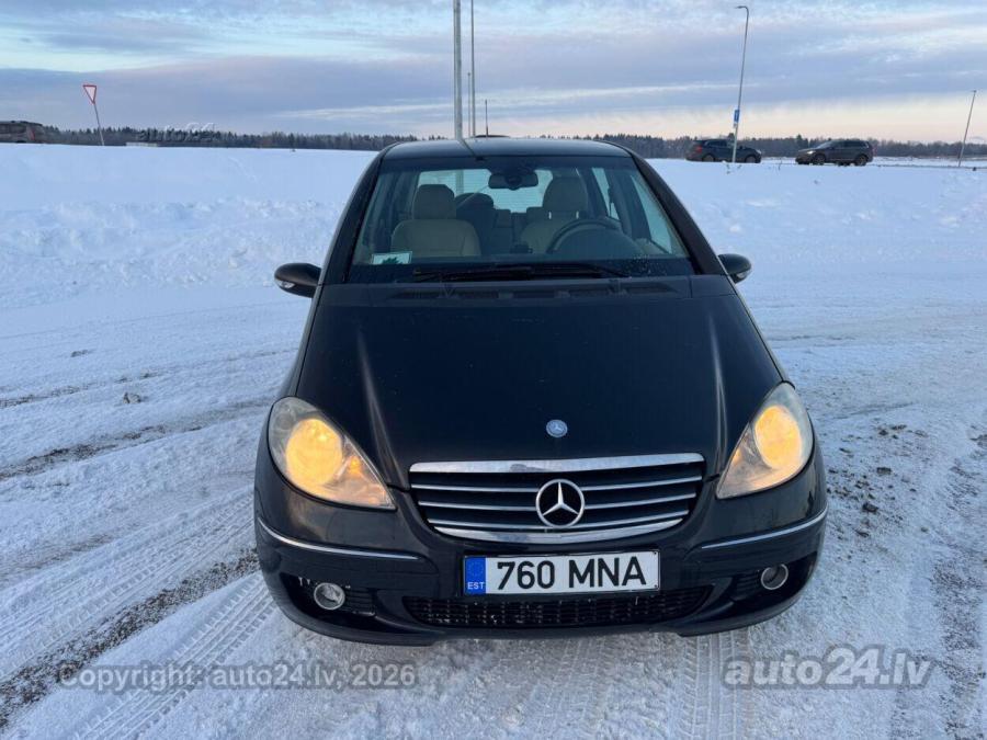 Black Mercedes-Benz A-Class 2006 in Tallinn, with an engine capacity of 2.00 L and mileage of 403 thousand km for 1499 €, photo 1 on AUTOMOTO.COM.LV