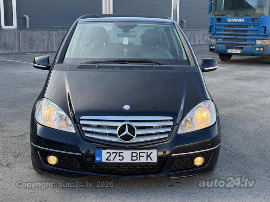 Black Mercedes-Benz A-Class 2009 in Tallinn, with an engine capacity of 2.00 L and mileage of 184 thousand km for 2450 €, photo 1 on AUTOMOTO.COM.LV