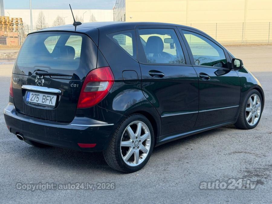 Black Mercedes-Benz A-Class 2009 in Tallinn, with an engine capacity of 2.00 L and mileage of 184 thousand km for 2450 €, photo 3 on AUTOMOTO.COM.LV