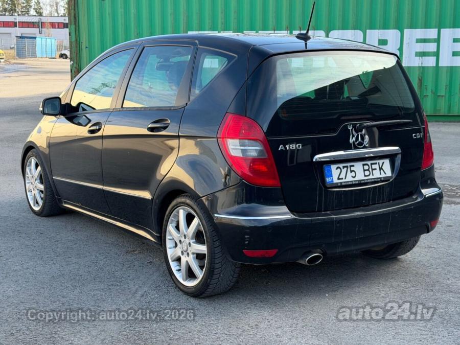 Black Mercedes-Benz A-Class 2009 in Tallinn, with an engine capacity of 2.00 L and mileage of 184 thousand km for 2450 €, photo 5 on AUTOMOTO.COM.LV