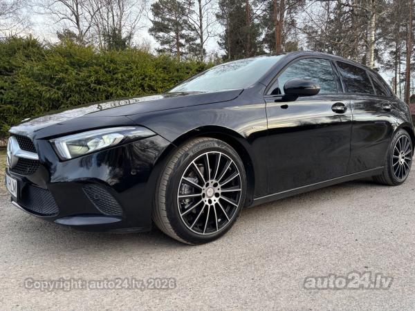 Black Mercedes-Benz A-Class 2019 in Tallinn, with an engine capacity of 1.50 L and mileage of 207 thousand km for 15999 €, photo 1 on AUTOMOTO.COM.LV