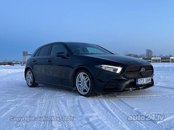 Black Mercedes-Benz A-Class 2022 in Tallinn, with an engine capacity of 2.00 L and mileage of 113 thousand km for 26900 €, photo 1 on AUTOMOTO.COM.LV