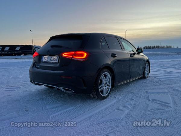 Black Mercedes-Benz A-Class 2022 in Tallinn, with an engine capacity of 2.00 L and mileage of 113 thousand km for 26900 €, photo 6 on AUTOMOTO.COM.LV