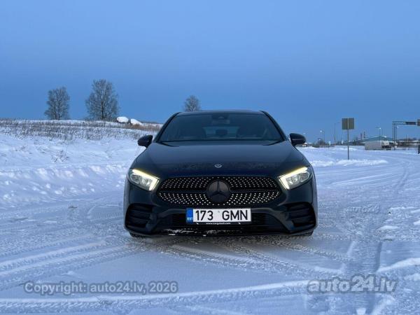 Black Mercedes-Benz A-Class 2022 in Tallinn, with an engine capacity of 2.00 L and mileage of 113 thousand km for 26900 €, photo 7 on AUTOMOTO.COM.LV