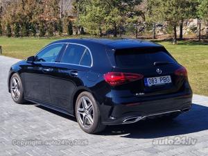 Black Mercedes-Benz A-Class 2023 in Tallinn, with an engine capacity of 0.00 L and mileage of 39 thousand km for 33900 €, photo 4 on AUTOMOTO.COM.LV