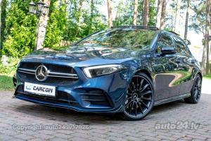 Blue Mercedes-Benz A-Class 2019 in Tallinn, with an engine capacity of 2.00 L and mileage of 111 thousand km for 32130 €, photo 4 on AUTOMOTO.COM.LV