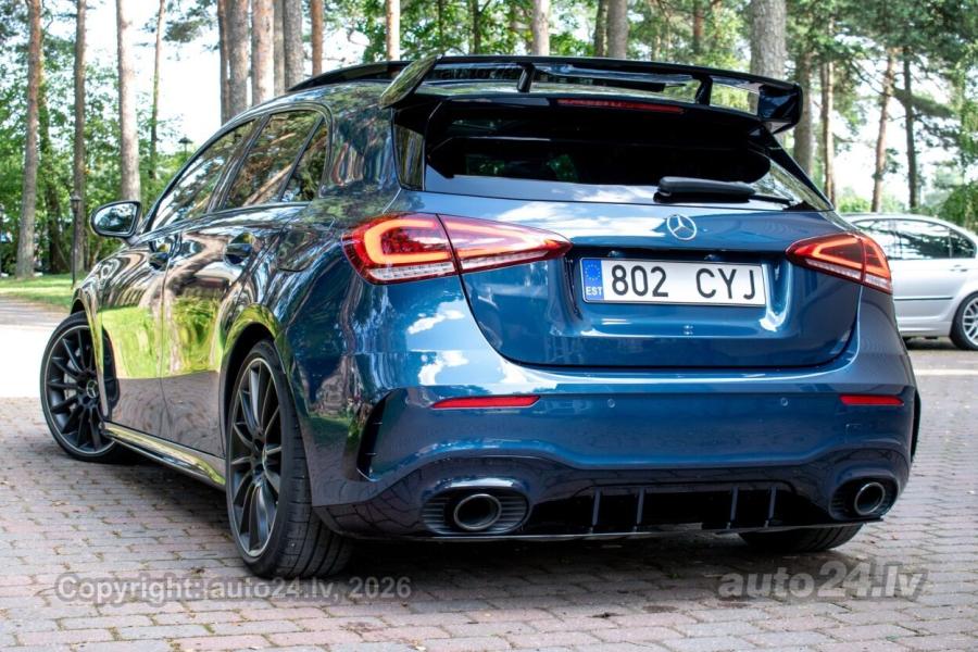 Blue Mercedes-Benz A-Class 2019 in Tallinn, with an engine capacity of 2.00 L and mileage of 111 thousand km for 32130 €, photo 6 on AUTOMOTO.COM.LV