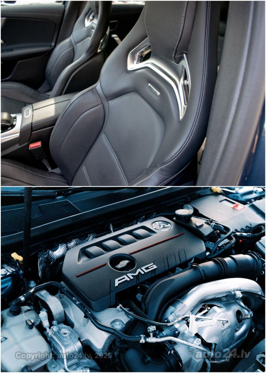 Blue Mercedes-Benz A-Class 2019 in Tallinn, with an engine capacity of 2.00 L and mileage of 111 thousand km for 32130 €, photo 12 on AUTOMOTO.COM.LV