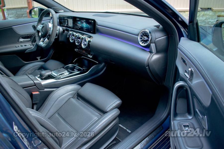 Blue Mercedes-Benz A-Class 2019 in Tallinn, with an engine capacity of 2.00 L and mileage of 111 thousand km for 32130 €, photo 14 on AUTOMOTO.COM.LV
