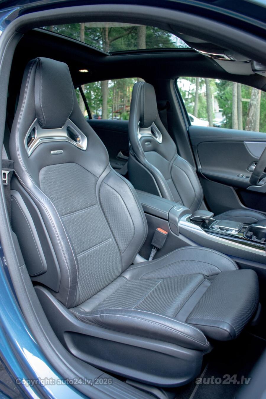 Blue Mercedes-Benz A-Class 2019 in Tallinn, with an engine capacity of 2.00 L and mileage of 111 thousand km for 32130 €, photo 15 on AUTOMOTO.COM.LV