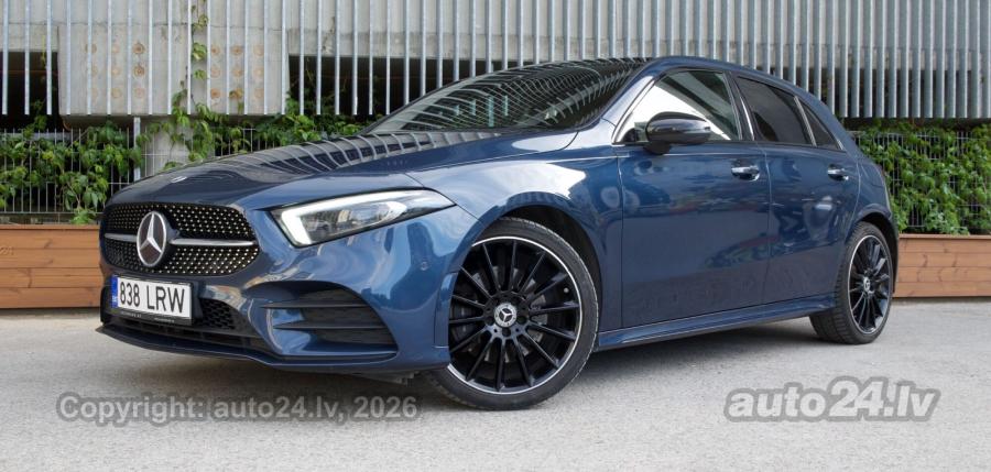 Zils Mercedes-Benz A-Class 2022 Tallina, ar dzinēja tilpumu 1.30 L un nobraukumu 149 tūkst. km par 24499 €, foto 4 vietnē AUTOMOTO.COM.LV