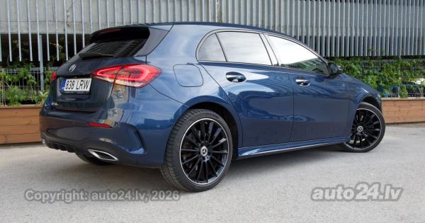 Blue Mercedes-Benz A-Class 2022 in Tallinn, with an engine capacity of 1.30 L and mileage of 149 thousand km for 24499 €, photo 7 on AUTOMOTO.COM.LV