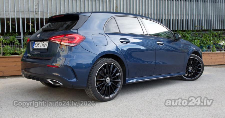 Zils Mercedes-Benz A-Class 2022 Tallina, ar dzinēja tilpumu 1.30 L un nobraukumu 149 tūkst. km par 24499 €, foto 8 vietnē AUTOMOTO.COM.LV