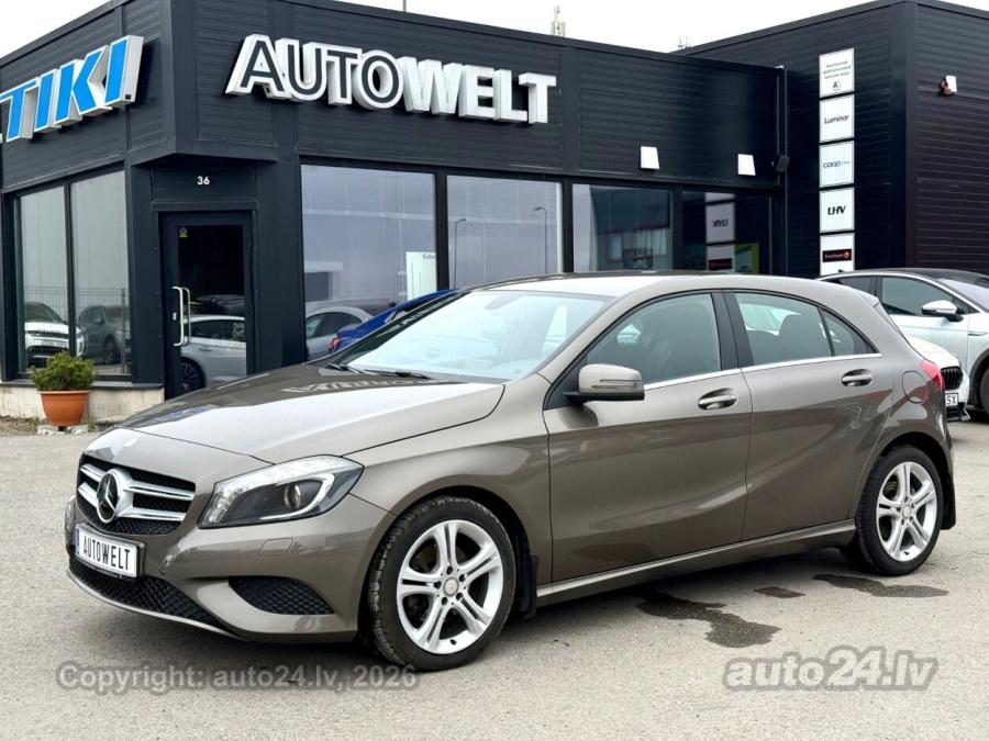 Pelēks Mercedes-Benz A-Class 2014 Tallina, ar dzinēja tilpumu 1.60 L un nobraukumu 142 tūkst. km par 10990 €, foto 1 vietnē AUTOMOTO.COM.LV