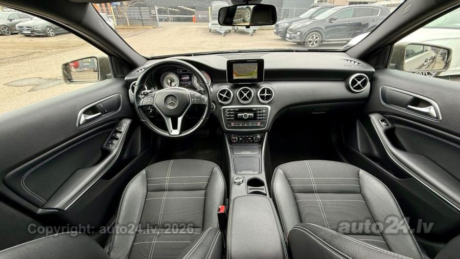 Pelēks Mercedes-Benz A-Class 2014 Tallina, ar dzinēja tilpumu 1.60 L un nobraukumu 142 tūkst. km par 10990 €, foto 9 vietnē AUTOMOTO.COM.LV