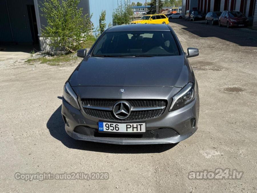 Grey Mercedes-Benz A-Class 2016 in Tallinn, with an engine capacity of 1.50 L and mileage of 106 thousand km for 13800 €, photo 4 on AUTOMOTO.COM.LV