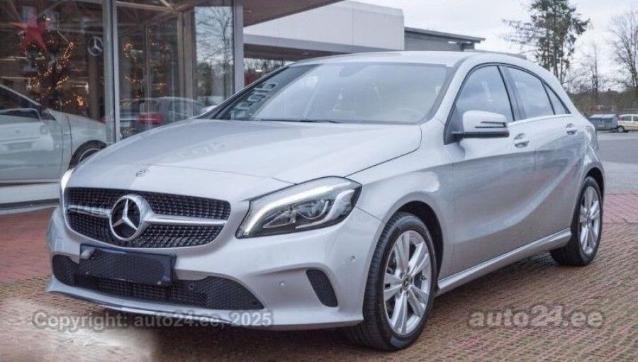 Pelēks Mercedes-Benz A-Class 2017 Tallina, ar dzinēja tilpumu 1.50 L un nobraukumu 106 tūkst. km par 14500 €, foto 1 vietnē AUTOMOTO.COM.LV