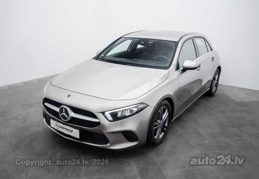 Grey Mercedes-Benz A-Class 2019 in Tallinn, with an engine capacity of 1.50 L and mileage of 105 thousand km for 17899 €, photo 1 on AUTOMOTO.COM.LV