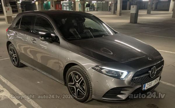 Pelēks Mercedes-Benz A-Class 2022 Tallina, ar dzinēja tilpumu 1.30 L un nobraukumu 28 tūkst. km par 31900 €, foto 2 vietnē AUTOMOTO.COM.LV