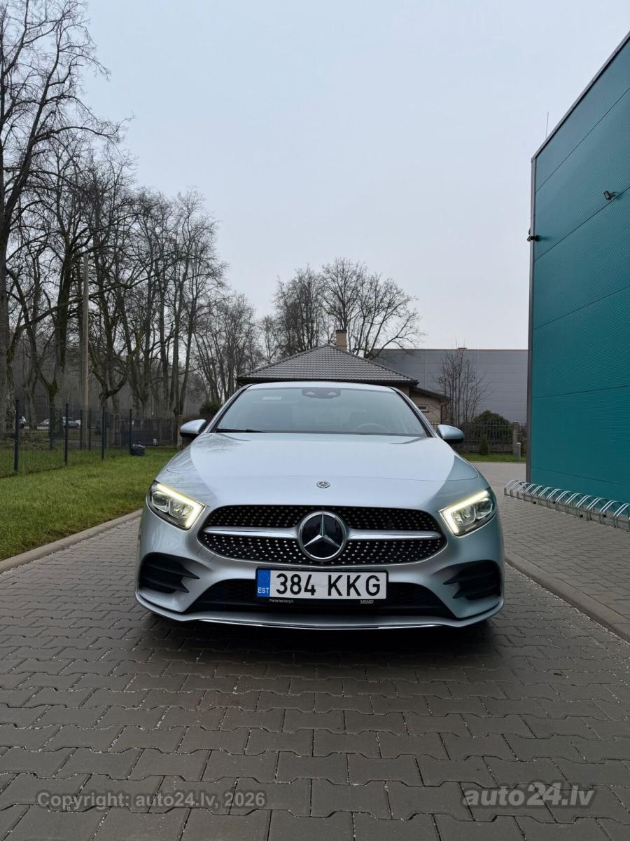 Grey Mercedes-Benz A-Class 2020 in Tallinn, with an engine capacity of 1.30 L and mileage of 97 thousand km for 23500 €, photo 2 on AUTOMOTO.COM.LV