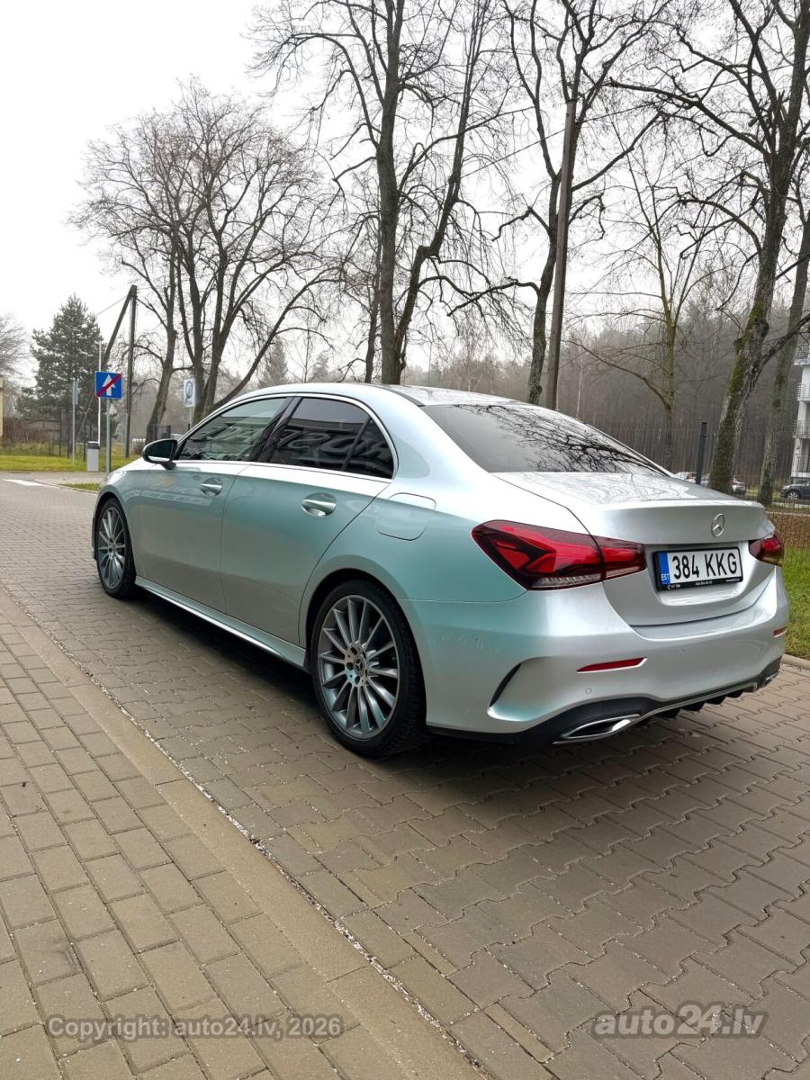 Grey Mercedes-Benz A-Class 2020 in Tallinn, with an engine capacity of 1.30 L and mileage of 97 thousand km for 23500 €, photo 5 on AUTOMOTO.COM.LV