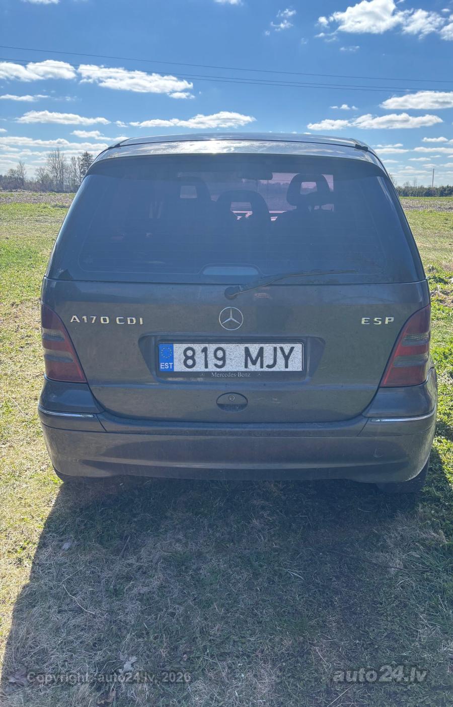 Grey Mercedes-Benz A-Class 2001 in Paide, with an engine capacity of 1.70 L and mileage of 500 thousand km for 600 €, photo 3 on AUTOMOTO.COM.LV