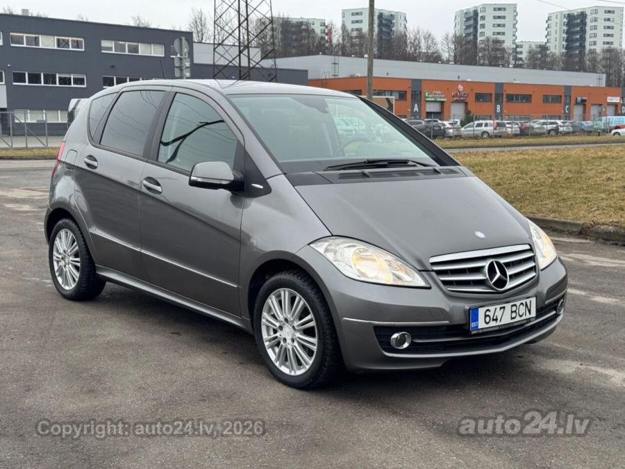 Grey Mercedes-Benz A-Class 2010 in Tallinn, with an engine capacity of 1.50 L and mileage of 158 thousand km for 4200 €, photo 1 on AUTOMOTO.COM.LV