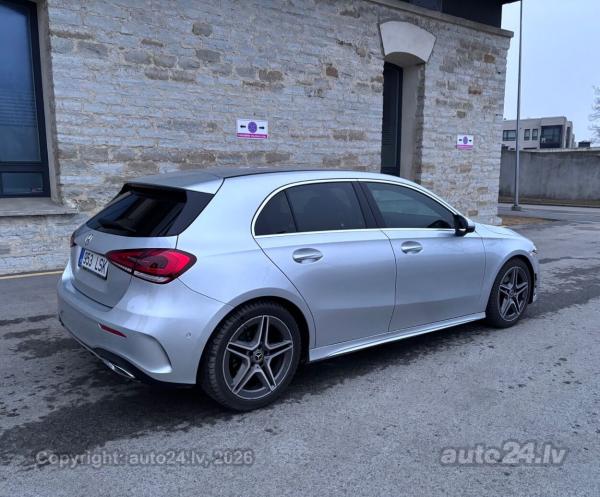 Grey Mercedes-Benz A-Class 2020 in Tallinn, with an engine capacity of 1.30 L and mileage of 83 thousand km for 22800 €, photo 4 on AUTOMOTO.COM.LV