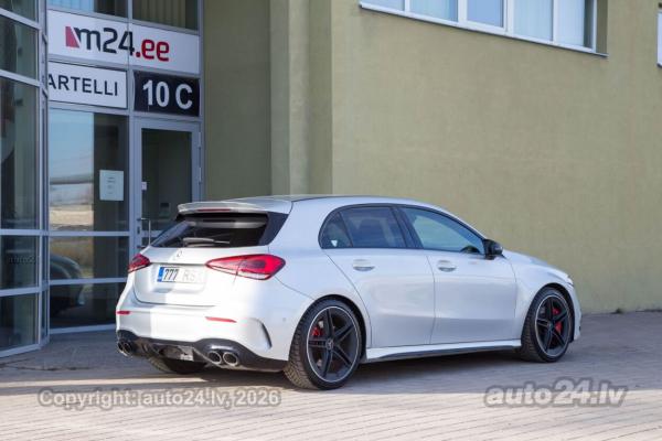 Grey Mercedes-Benz A-Class 2020 in Tallinn, with an engine capacity of 2.00 L and mileage of 39 thousand km for 42990 €, photo 2 on AUTOMOTO.COM.LV