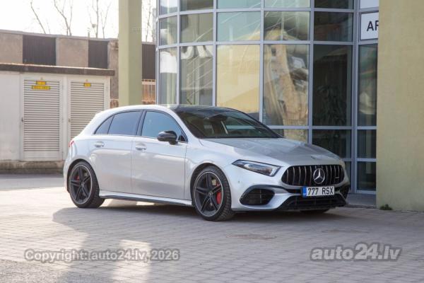 Grey Mercedes-Benz A-Class 2020 in Tallinn, with an engine capacity of 2.00 L and mileage of 39 thousand km for 42990 €, photo 4 on AUTOMOTO.COM.LV