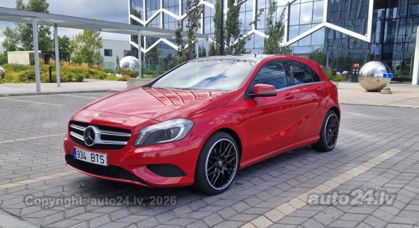 Mercedes-Benz A-Class 2012 in Tallinn on AUTOMOTO.COM.LV Red Mercedes-Benz A-Class 2012 in Tallinn, with an engine capacity of 1.60 L and mileage of 155 thousand km for 10200 €, photo 8 on AUTOMOTO.COM.LV
