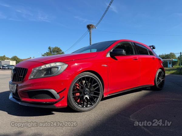Red Mercedes-Benz A-Class 2014 in Tallinn, with an engine capacity of 2.00 L and mileage of 176 thousand km for 23000 €, photo 1 on AUTOMOTO.COM.LV