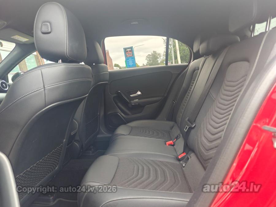 Red Mercedes-Benz A-Class 2018 in Tallinn, with an engine capacity of 1.50 L and mileage of 210 thousand km for 13750 €, photo 13 on AUTOMOTO.COM.LV